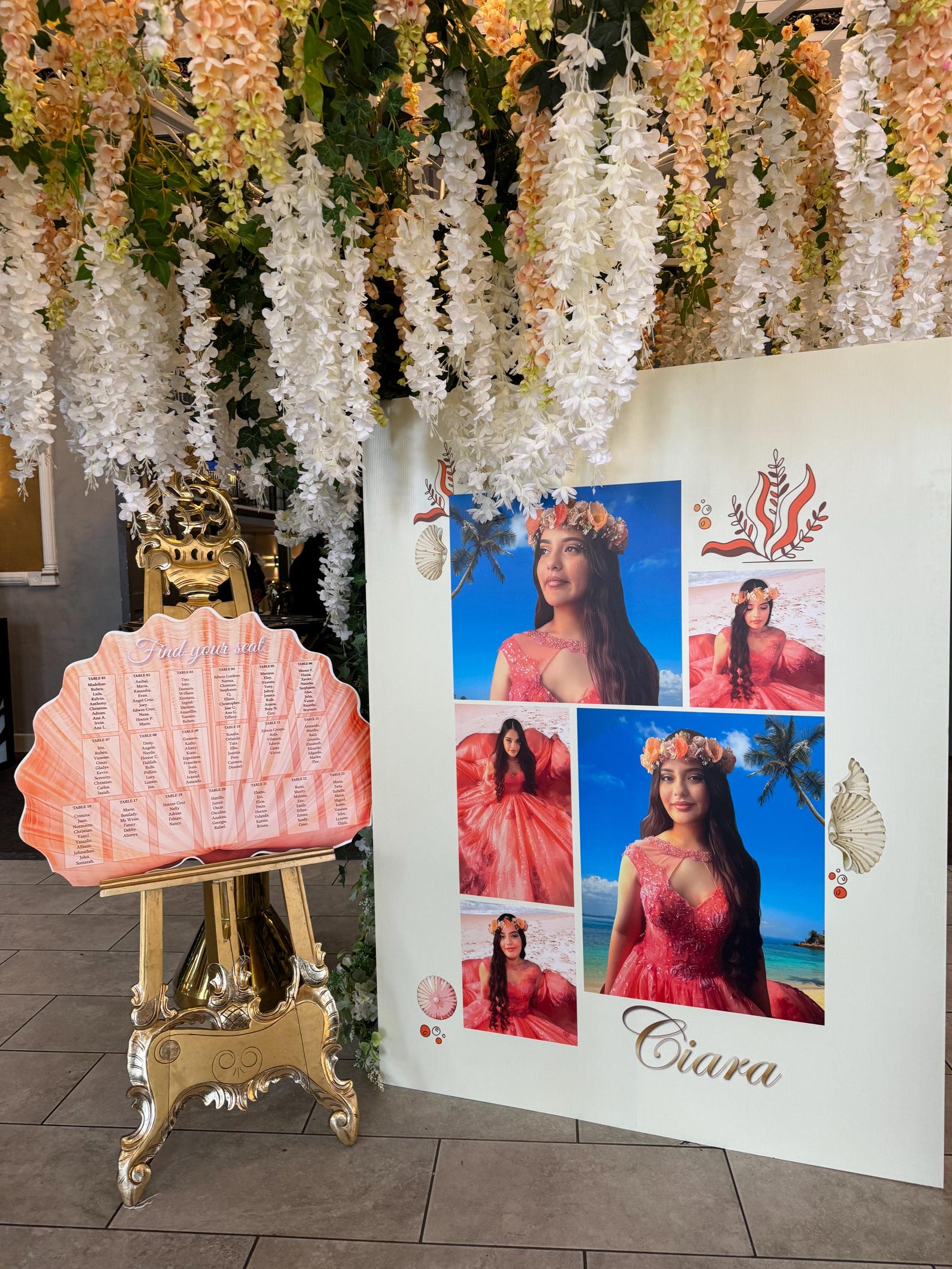 Quince Wedding Photo Board | Birthday Backdrop | Custom Backdrop ...