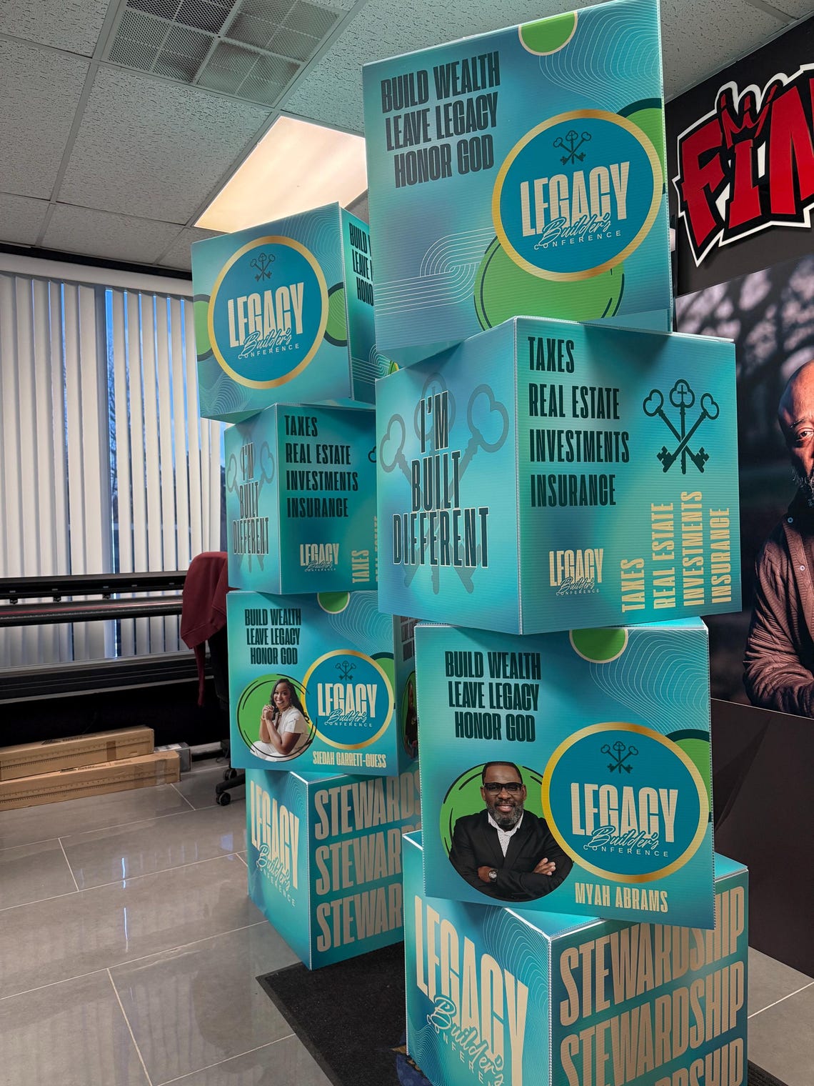Large Photo Cube | Jumbo Cube Centerpiece | Custom Backdrop | Photo ...