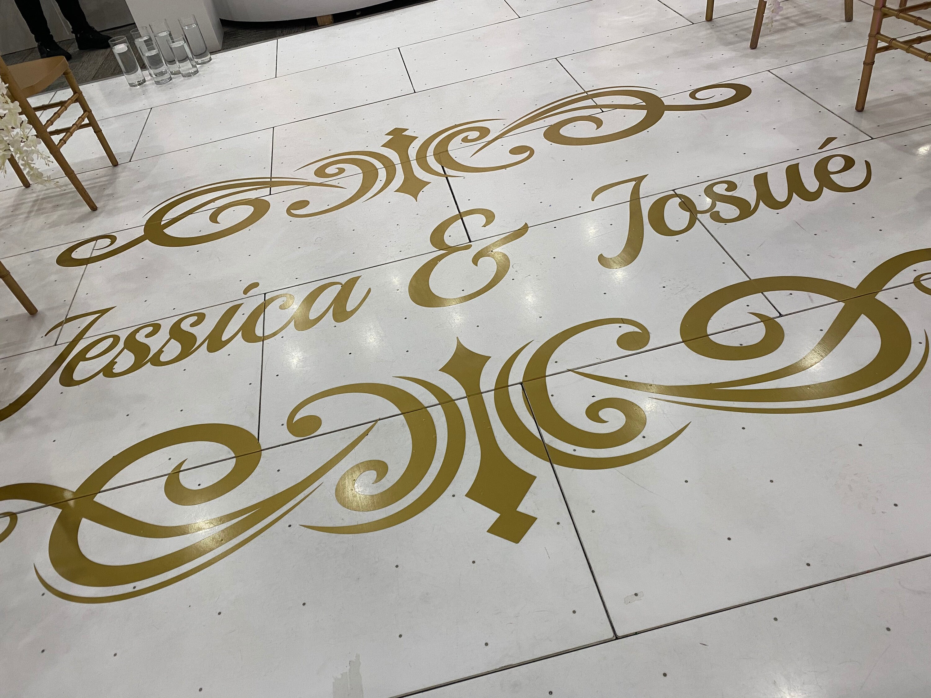 Dance Floor Decals Wedding Floor Decal Vinyl Floor Decal murals for All ...
