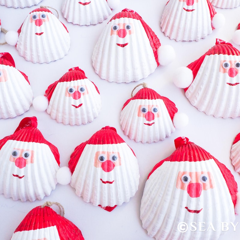 Santa Shells - Etsy