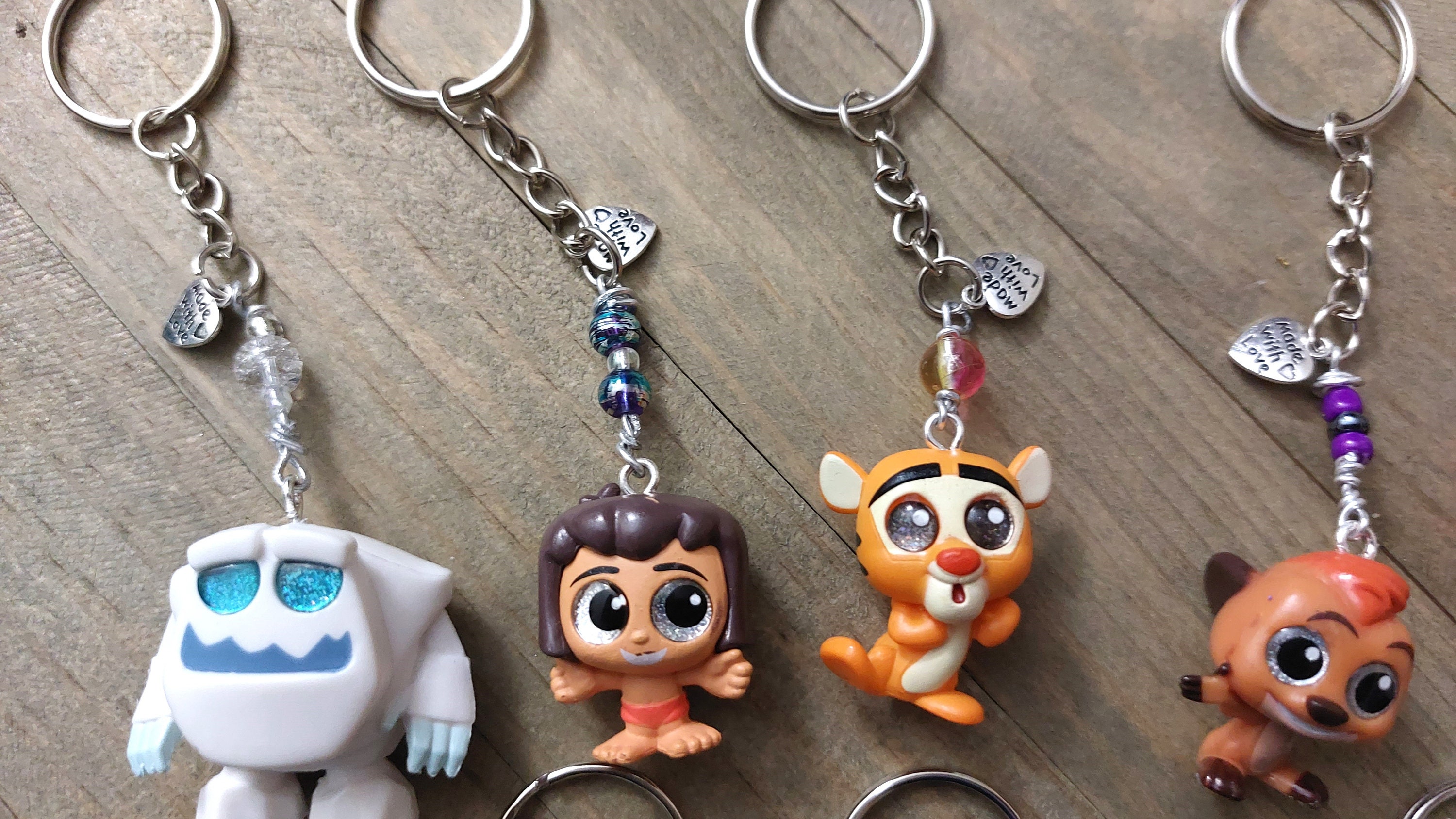 Handmade Adorable Doorable Disney Character Keychains - Etsy