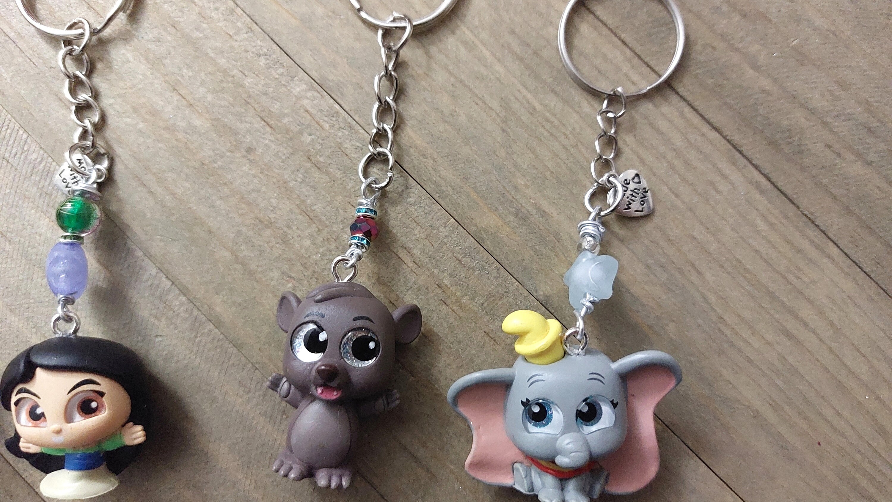Handmade Adorable Doorable Disney Character Keychains - Etsy