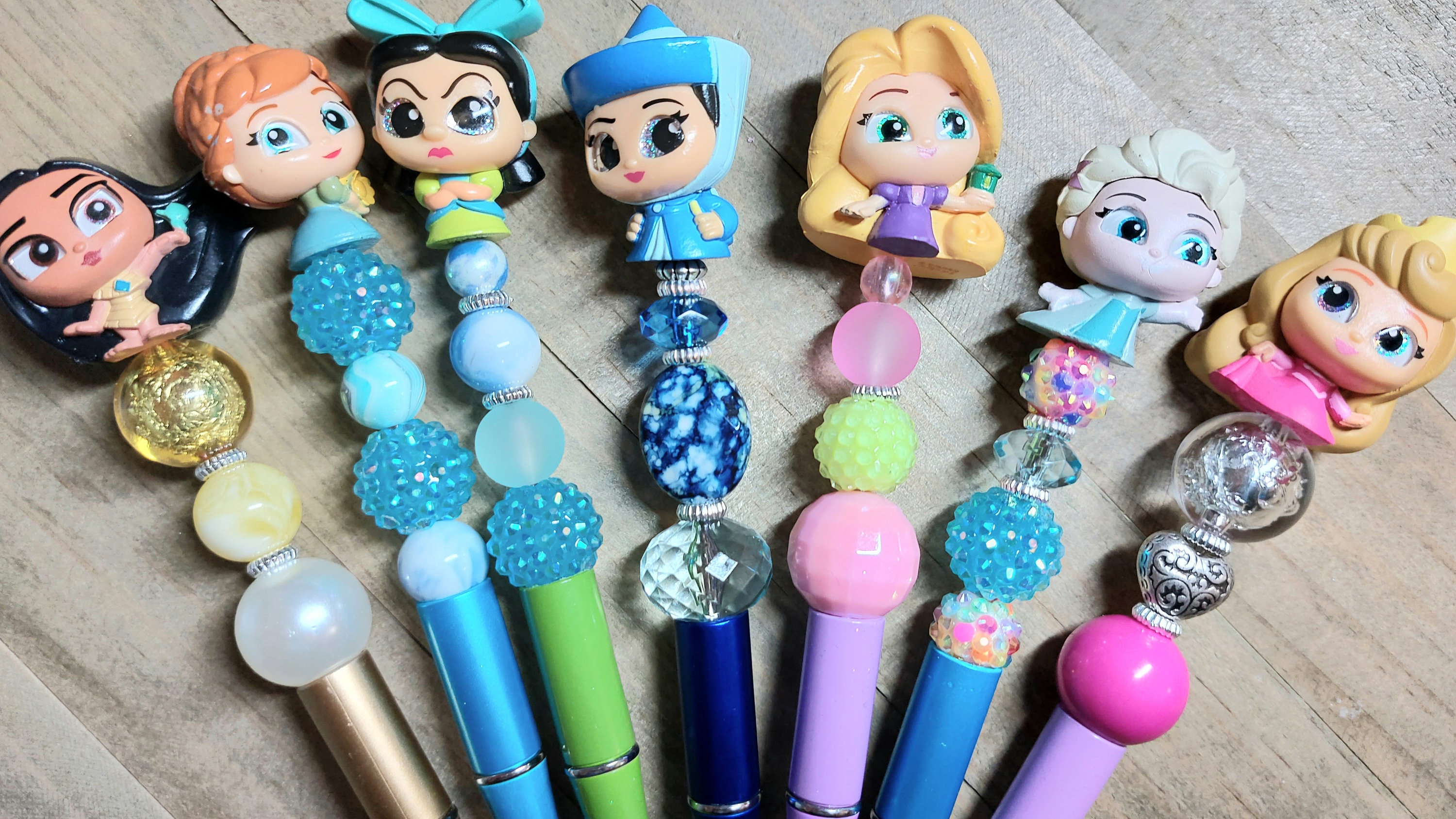 Handmade Doorable Different Characters Beaded Pens - Etsy