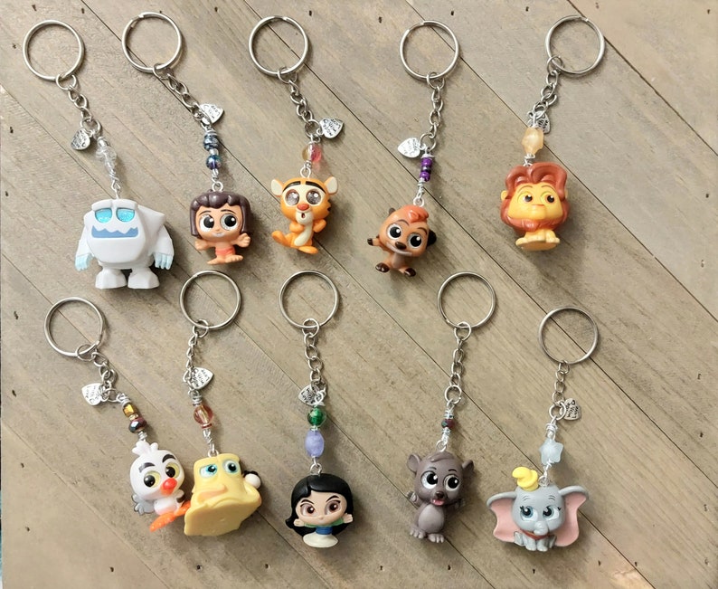 Handmade Adorable Doorable Disney Character Keychains - Etsy