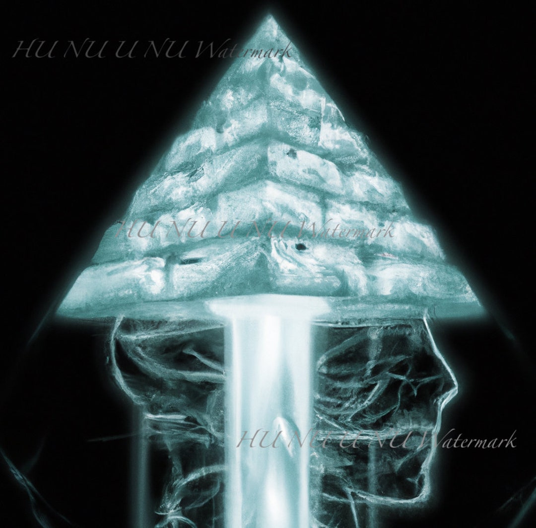 Digital Wall Art Skull Pyramid Decor Digital Download Printable - Etsy