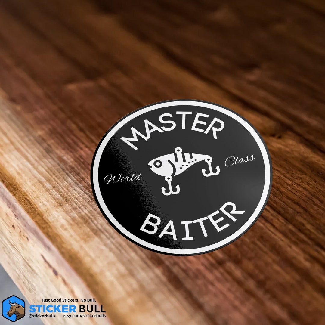 World Class Master Baiter Sticker, Swim Bait Sticker, Meme Sticker ...