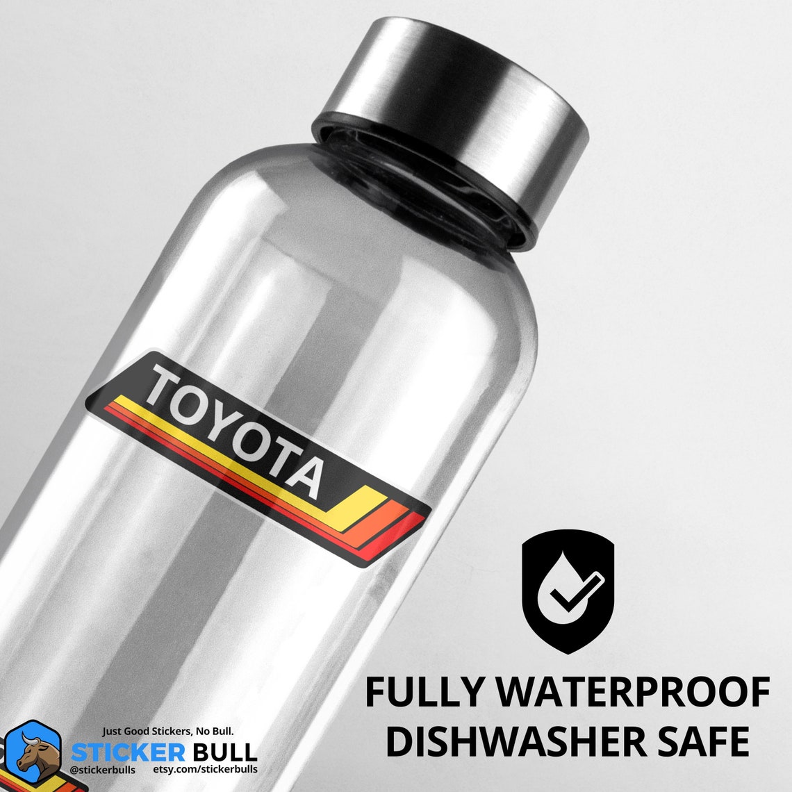 Toyota Sticker, Vintage Retro Sticker, TRD Toyota Sticker, Toyota Decal ...