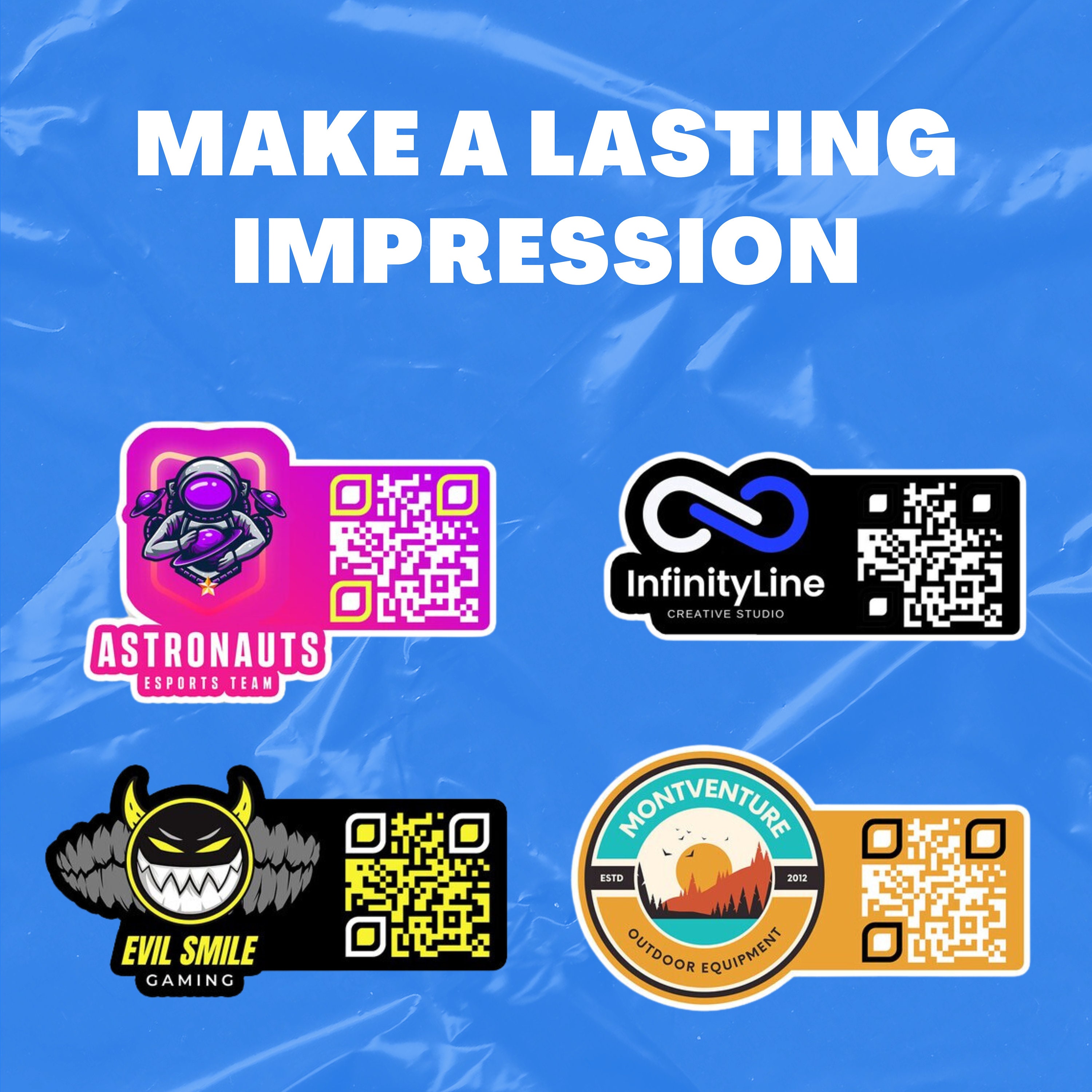 Custom QR Code Stickers, Personalized Stickers for Any Business, High ...