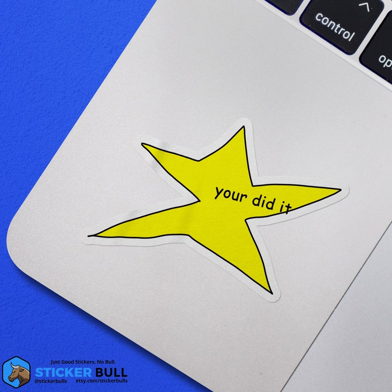 Your Did It Star Meme Sticker Meme Sticker Funny - Etsy
