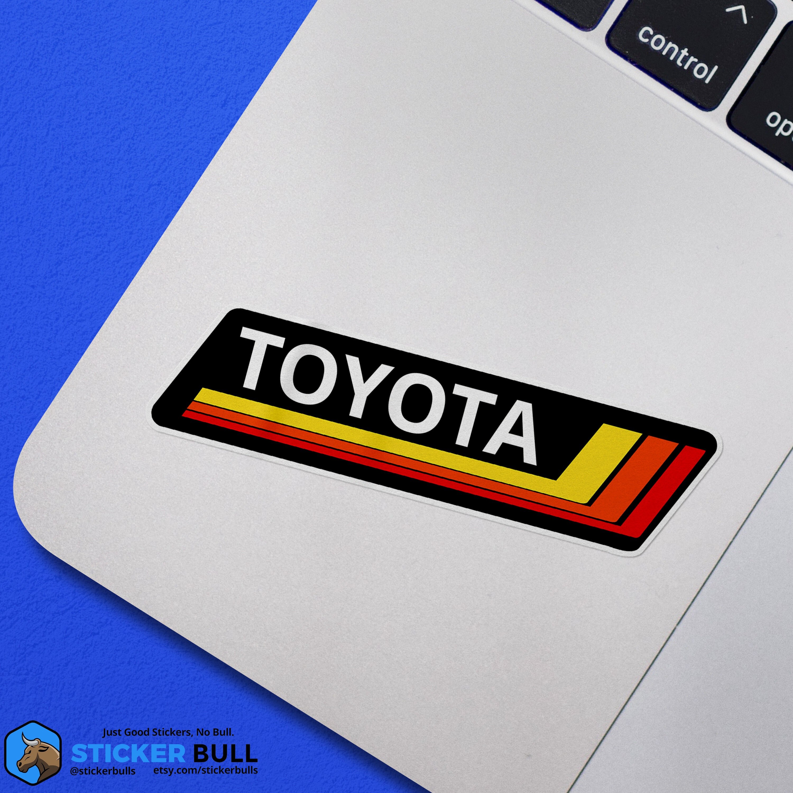 Toyota Sticker, Vintage Retro Sticker, TRD Toyota Sticker, Toyota Decal ...