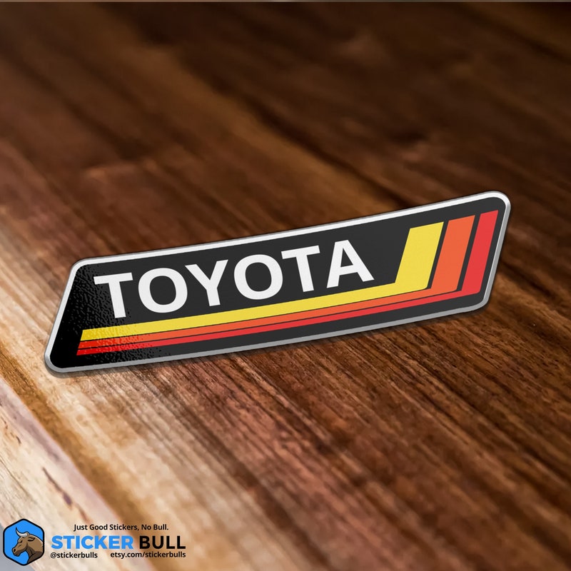Toyota Retro Decal - Etsy