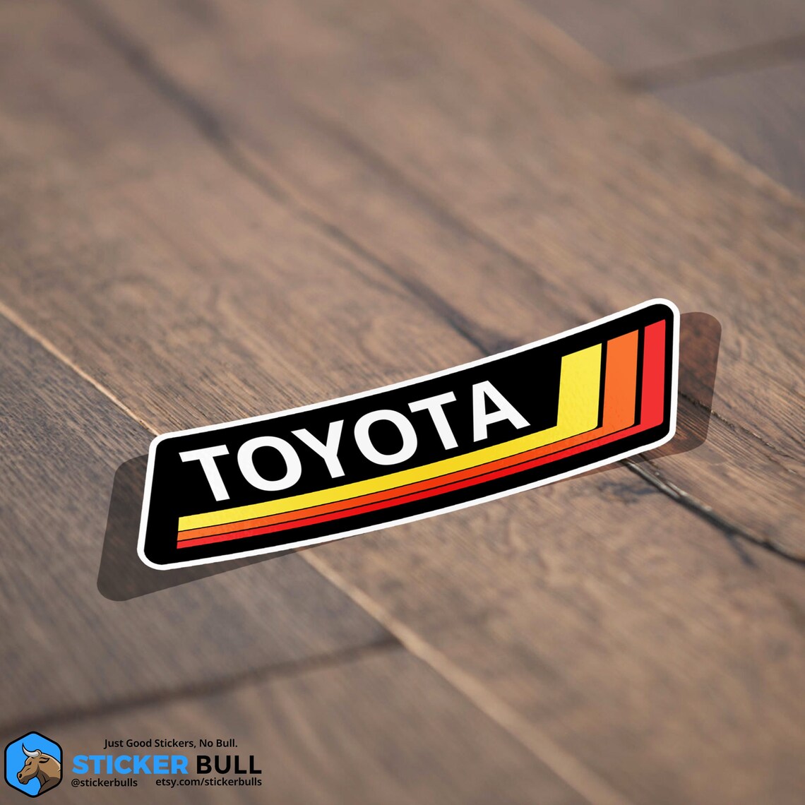 Toyota Sticker, Vintage Retro Sticker, TRD Toyota Sticker, Toyota Decal ...