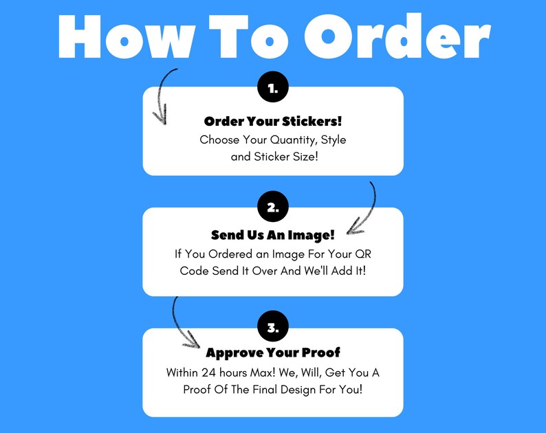 Custom QR Code, QR Code Stickers, Custom Sticker, Personalized Stickers ...