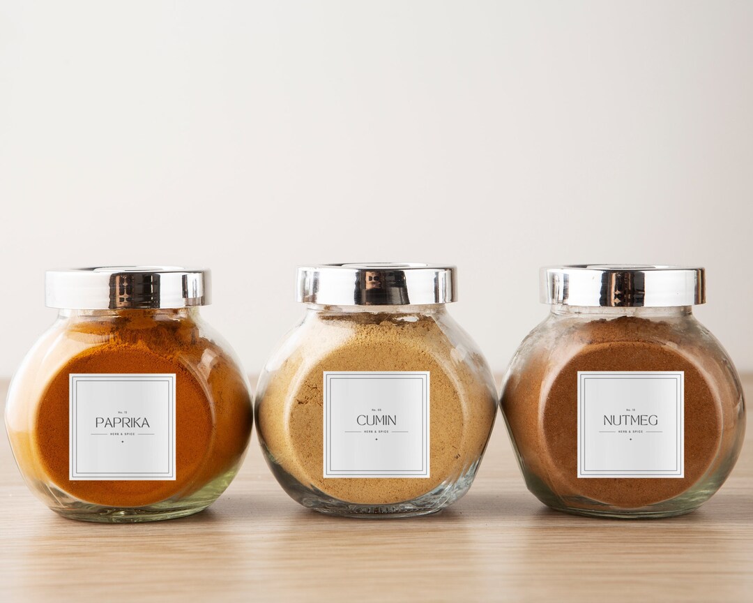 Food Labels, Kitchen Storage Labels, Pantry Labels for Kitchen, Kitchen ...