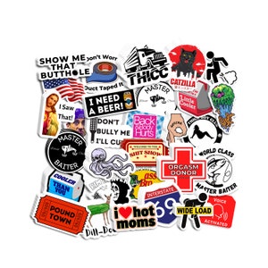 Hard Hat Sticker Pack, Random Blue Collar Stickers, Sticker Sheet Pack ...