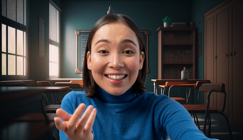 Virtual Background - Classroom Edition - Etsy