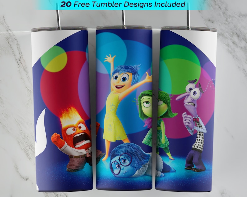 20 Oz Inside Out Tumbler Wrap, Inside Out Sublimation Design, 20 Oz ...