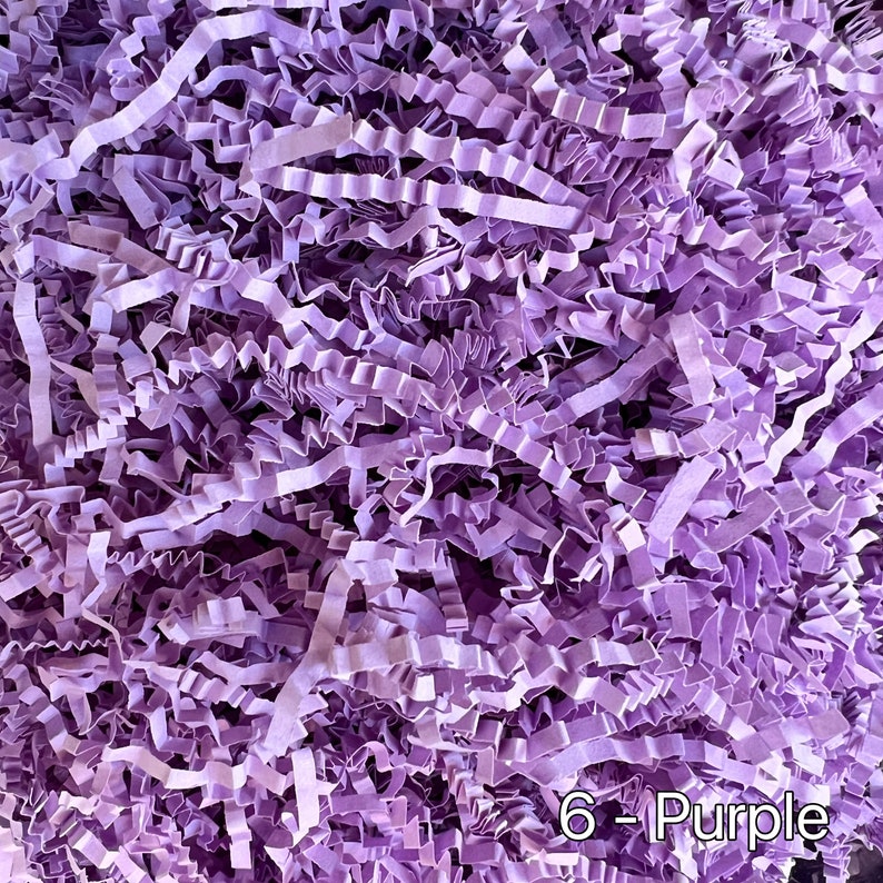 1 - 2LB Crinkle Paper Shred, Recycled Paper Shred for Gift Baskets ...