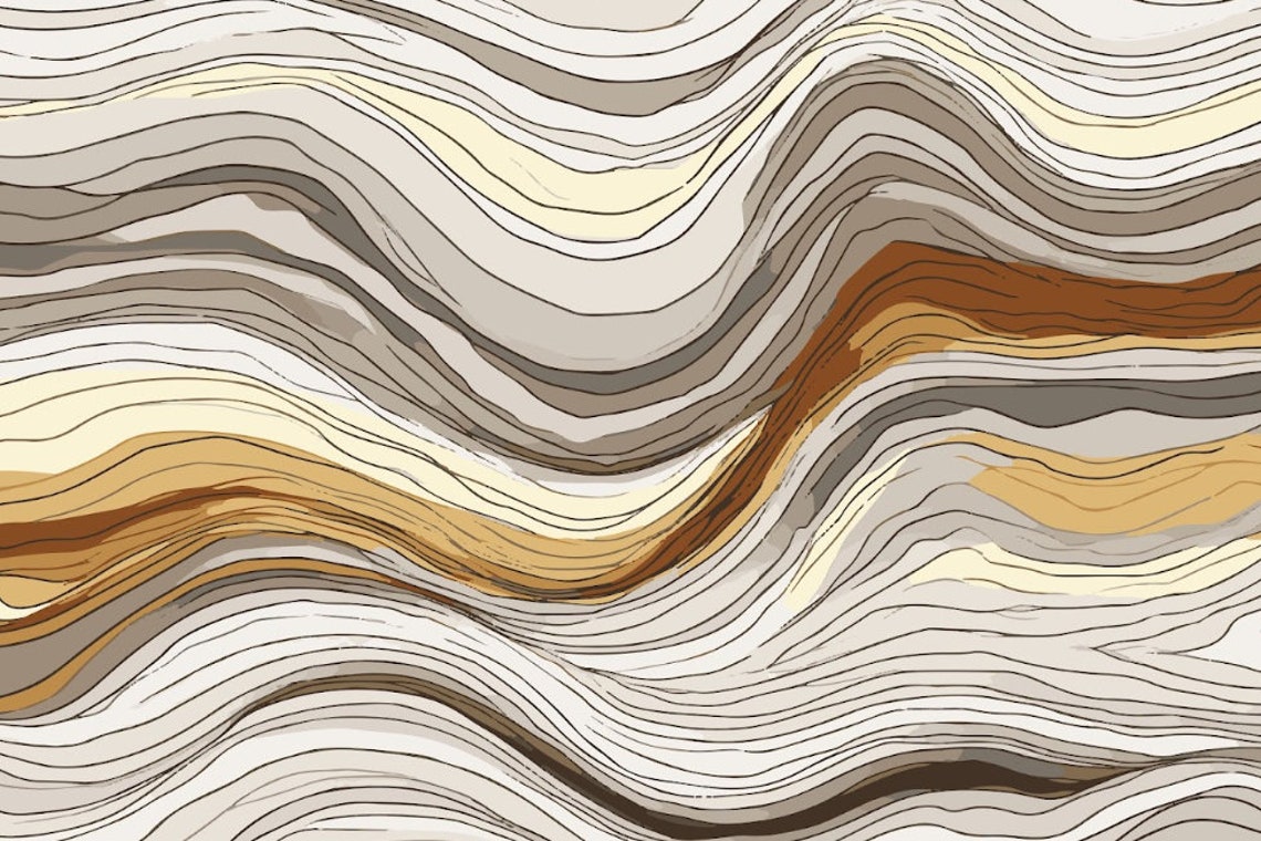 Printable Abstract Lines Modern Art | Aesthetic Decor DIGITAL | Canvas ...