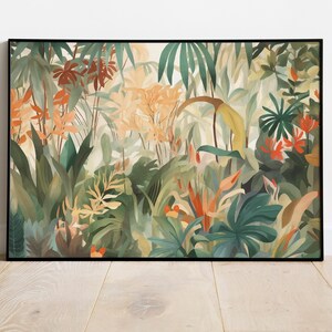 Printable Tropical Abstract Style Art | Aesthetic Decor DIGITAL ...