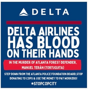 Dlta stop Cop City Vinyl PACK OF 5 Stickers - Etsy