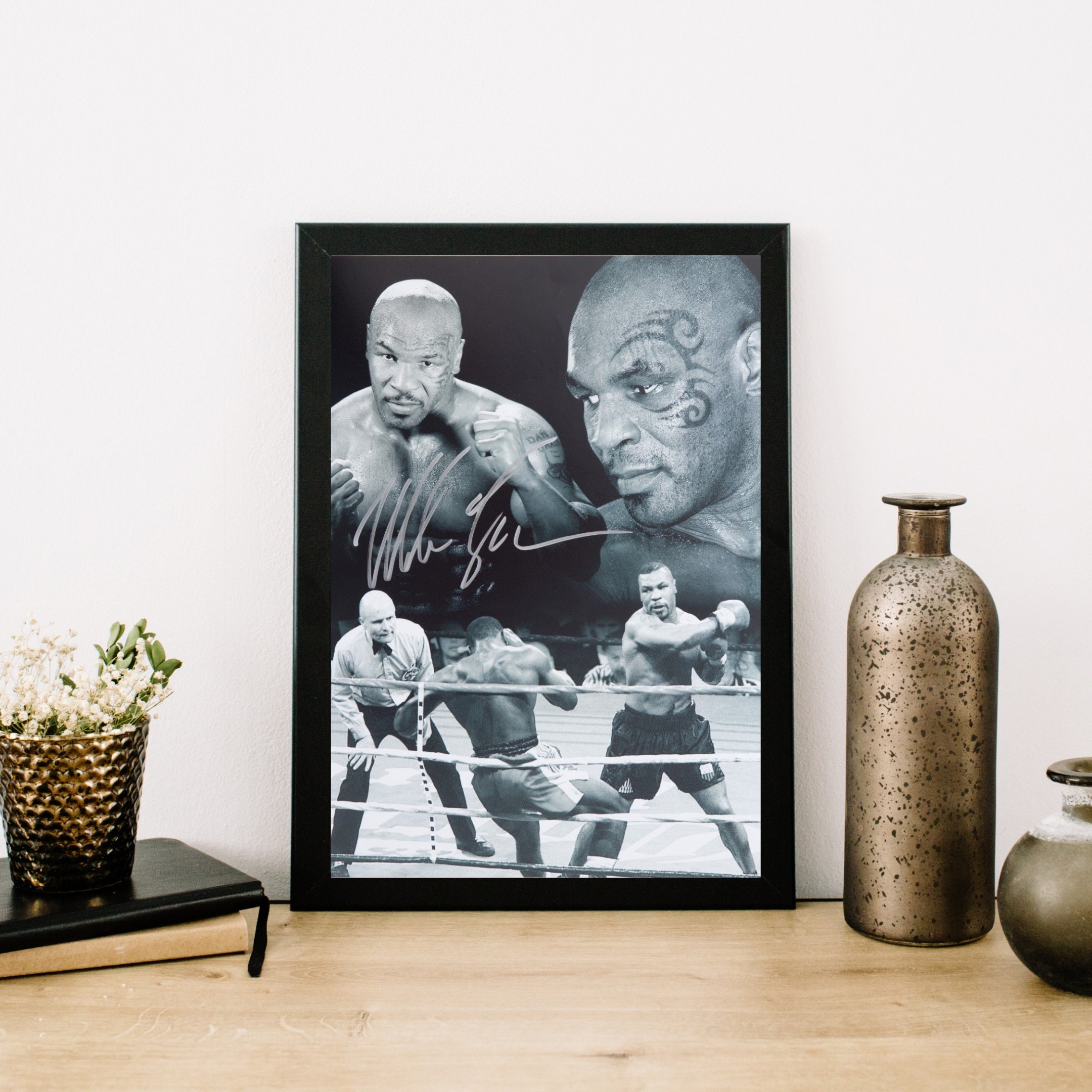 Póster Mike Tyson Leyenda Iron Mike Merch Vintage Regalo para Fan ...