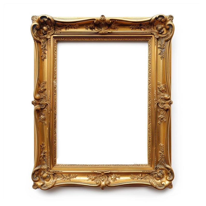 Retro Wooden Verticle Frame Photoshop Mockup Template for Wall Art, DIN ...