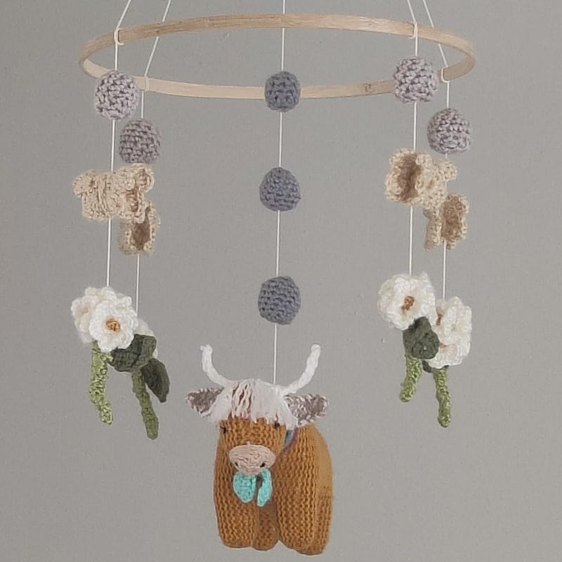 Highland Cow Mobile - Etsy