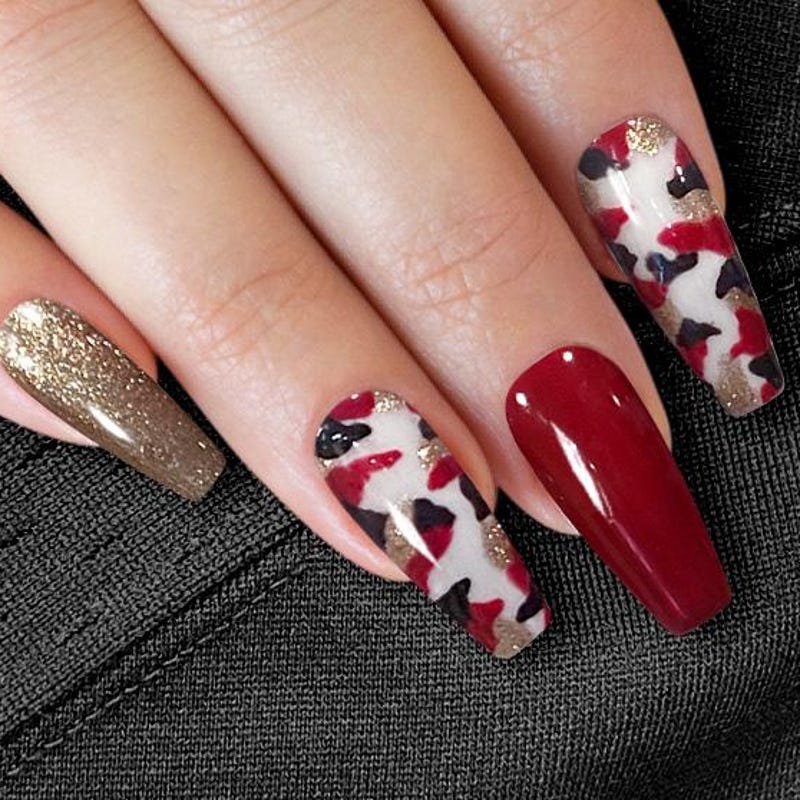 Football Nail Decals - Etsy