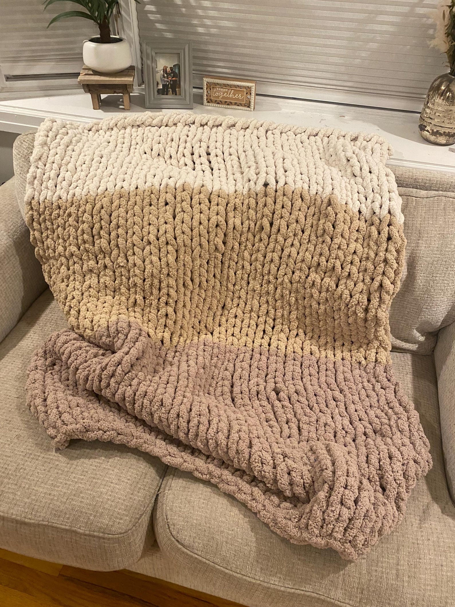Fall / Charlie Brown Themed Chunky Throw Blanket - Etsy