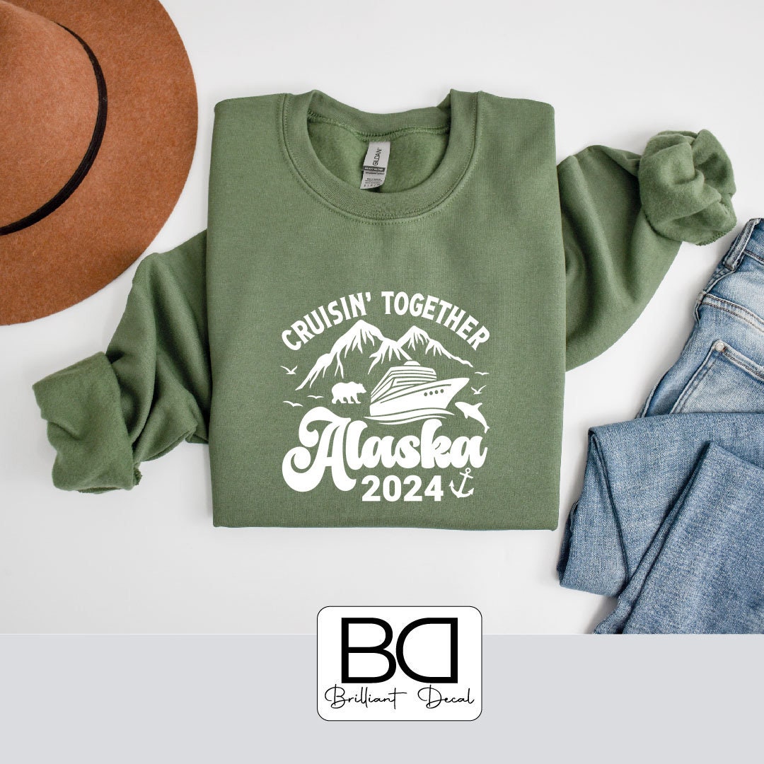 Alaska Iron on Cruise Decals, Cruisin Together Alaska Iron on Decal ...