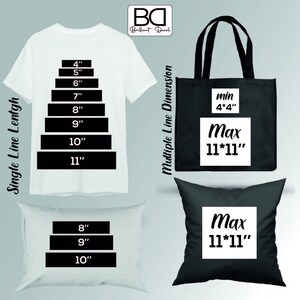 Custom Iron on Decal, Heat Transfer Decal, Custom Text Iron on Decal ...