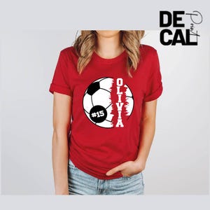 Personalized Soccer Ball Iron on Transfer: Custom DTF Decal - Etsy