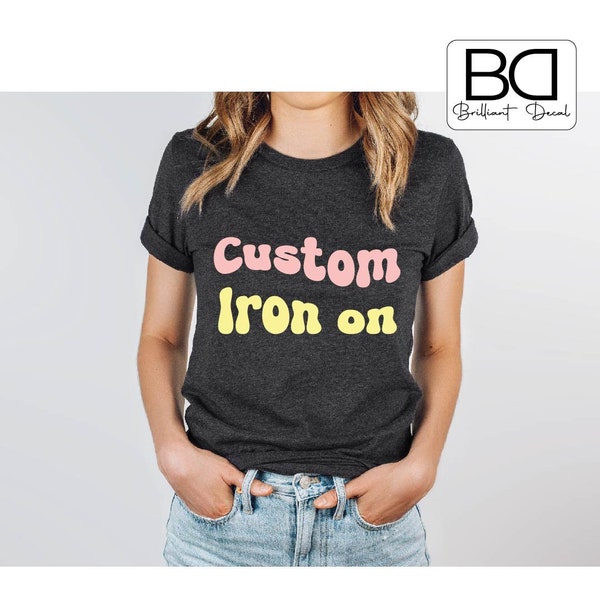 Iron on Heat Decals - Etsy