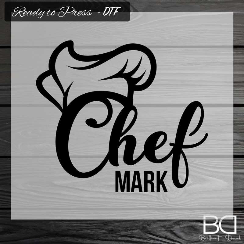 Chef Decal - Etsy