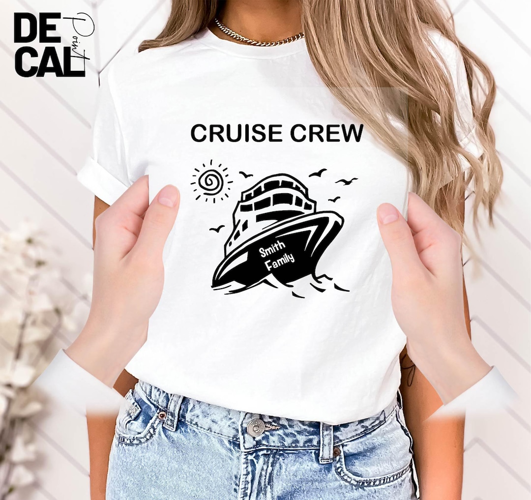 Personalized Iron on Cruise Decals, Custom Iron on Name Decals, Cruise ...