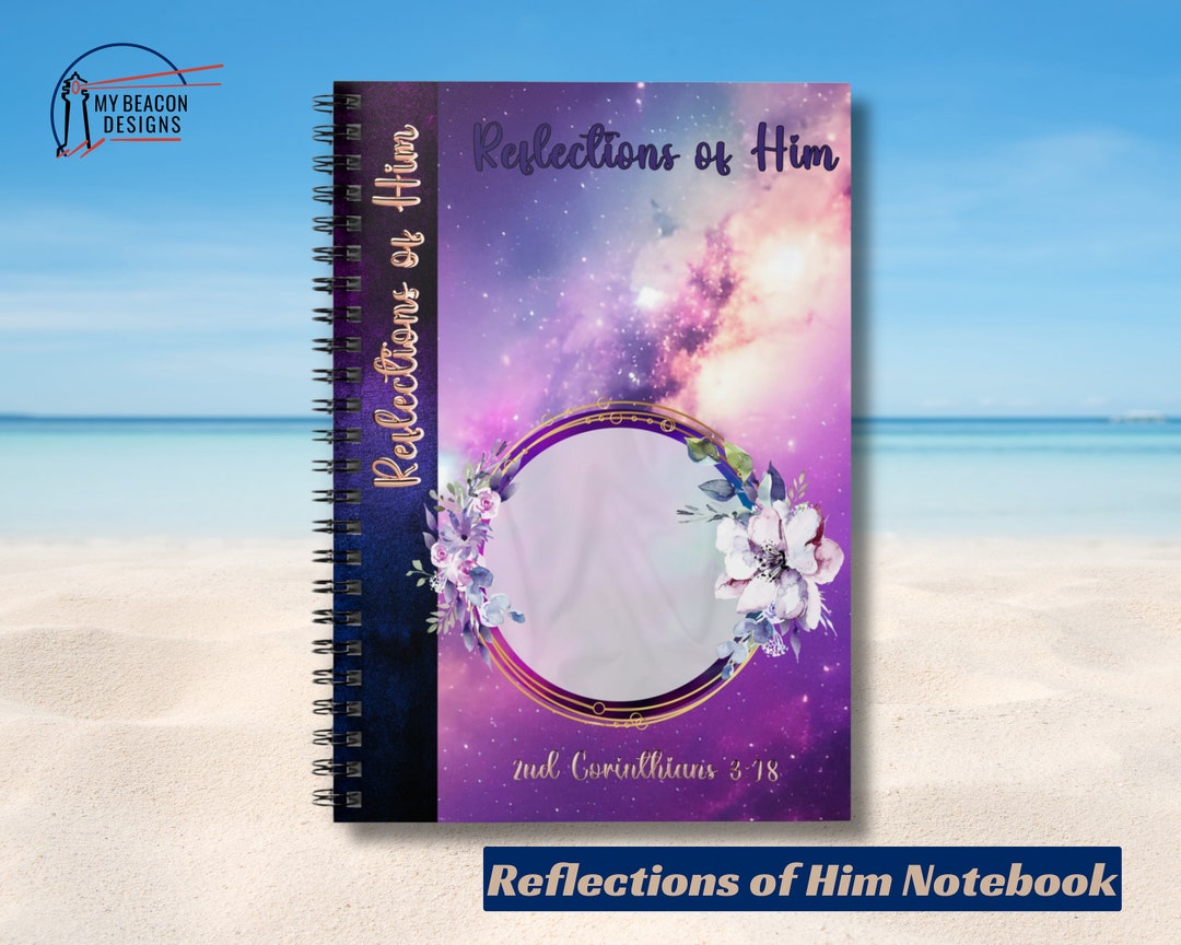 Reflective Spiral Notebook Inspired Sayings Ruled Line Blank Notepad ...