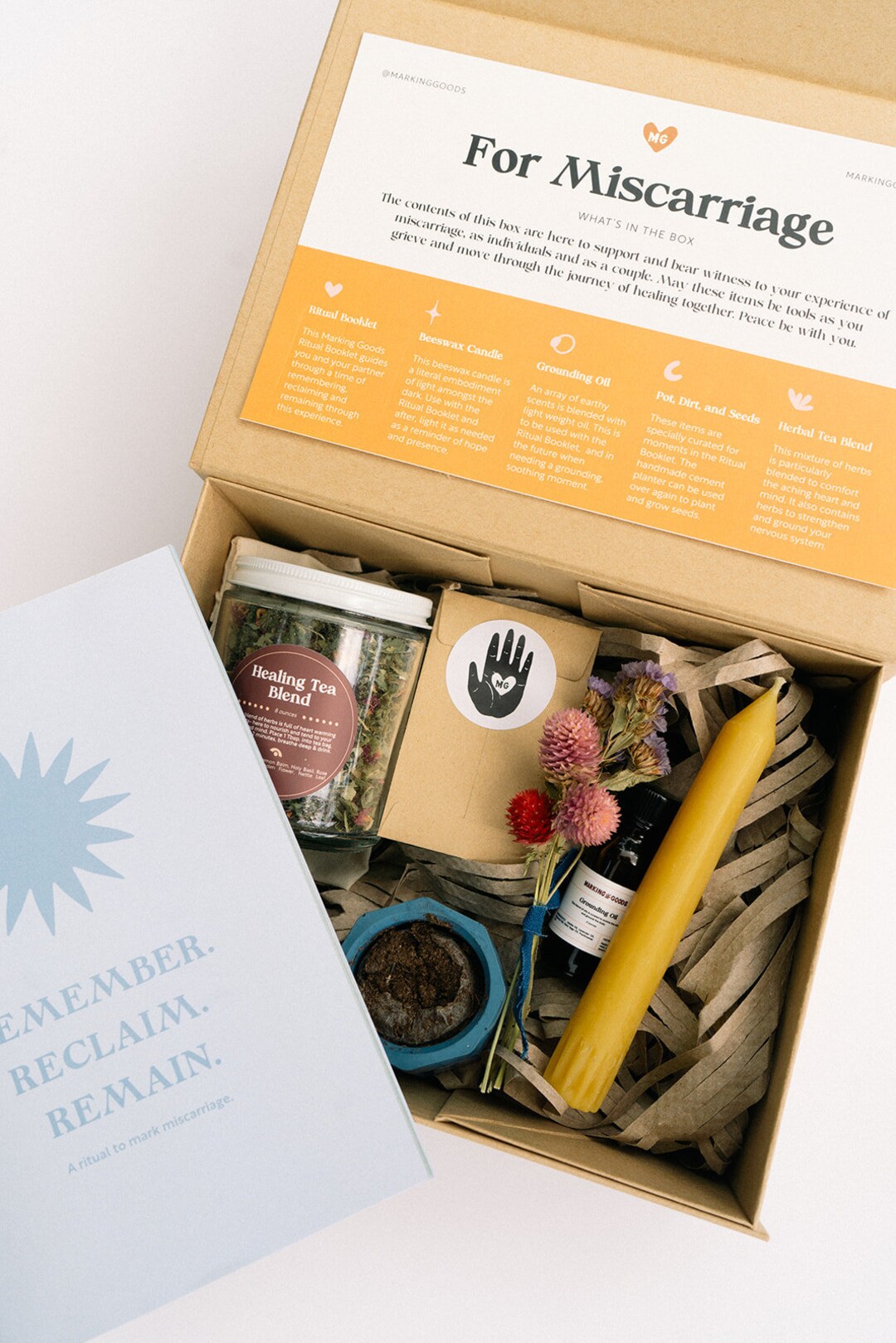 For Miscarriage Box, a Guided Ritual and Accompanying Items to Navigate ...
