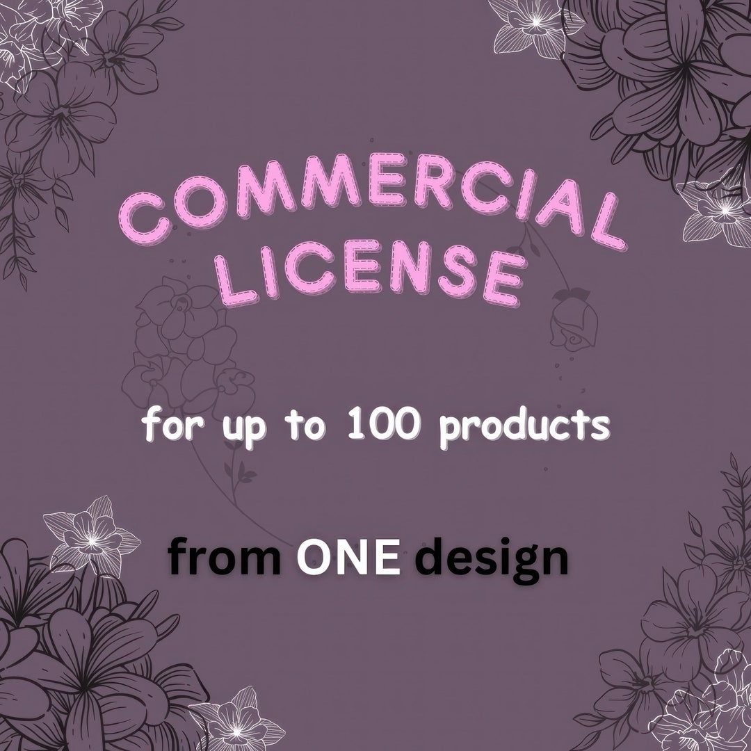 Commercial License for Small Businesses for ONE Design, to Sell UP TO ...