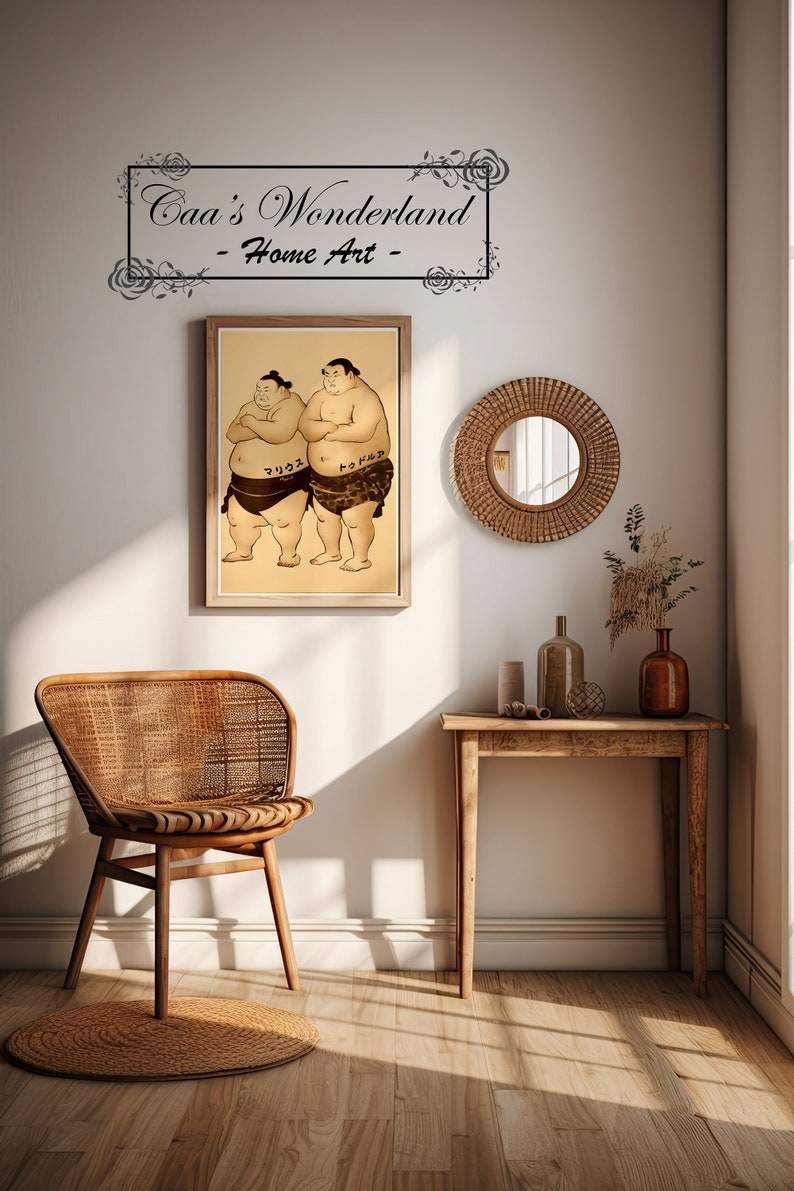 Your Names in Japanese Print Sumo Tattoo Calligraphy, Personalized ...