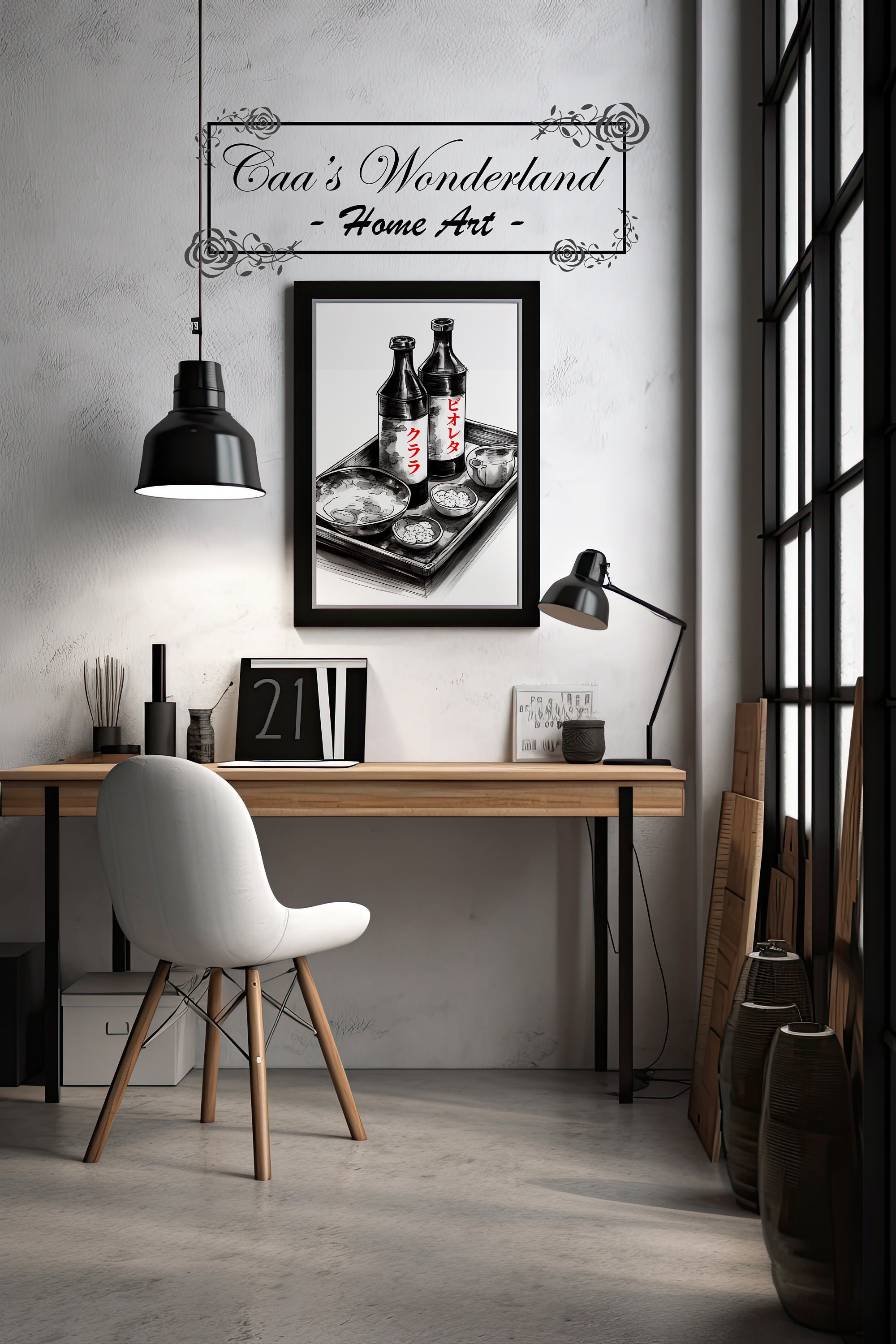 Your Names in Japanese Print Sake Tray Calligraphy - Etsy