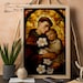 Saint Anthony of Padua Stained Glass Wall Art, Christian Faux Stained ...