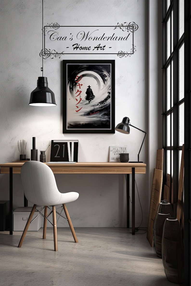 Your Name in Japanese Print Samurai Calligraphy, Personalized Katakana ...