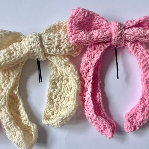 Crochet Pattern - Bow, Hair Accessory, Easy Beginner Project, Cute ...