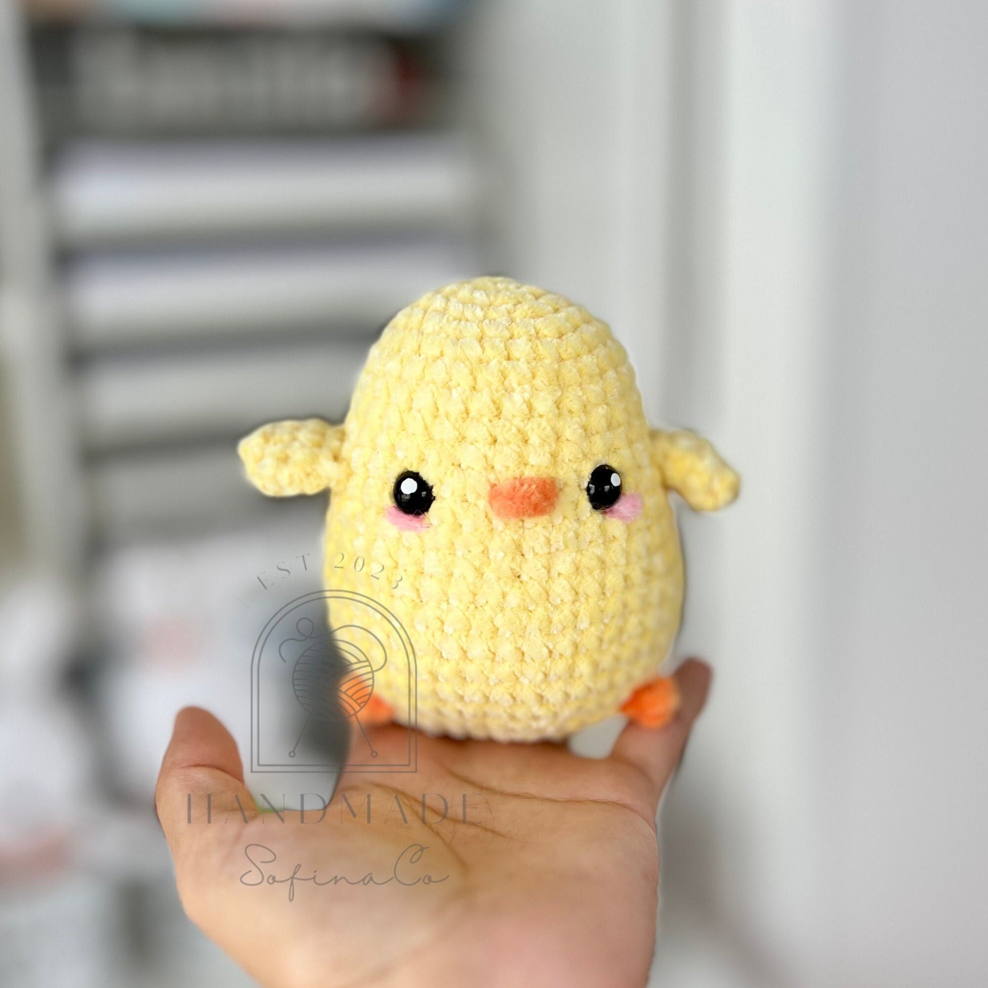 Chick Crochet Amigurumi: Plushie Toy, Baby Toy, Decor, Baby/kids Gift ...