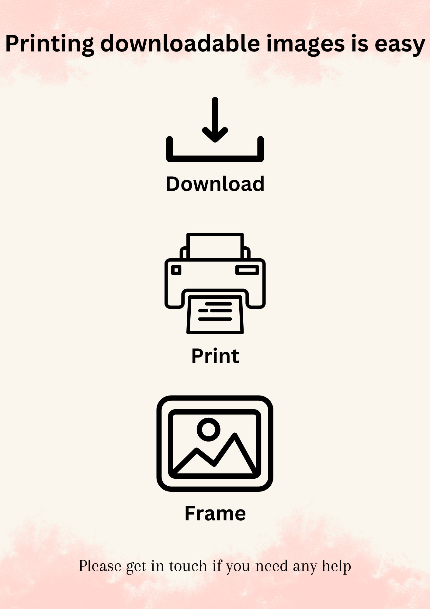 Two Tranquil Japanese Mono Landscapes, Printable Wall Art, Printable ...