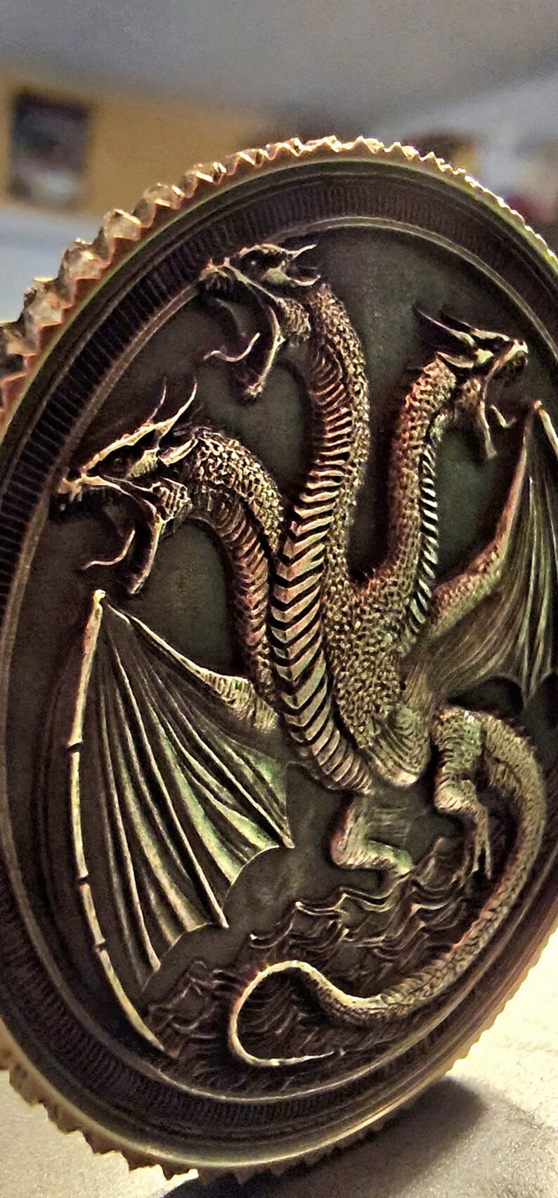 King Ghidorah /godzilla Depth Map Bundle for Laser Engraving - Etsy