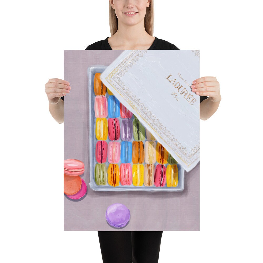 Ladurée Box of Macarons Poster Print - Etsy