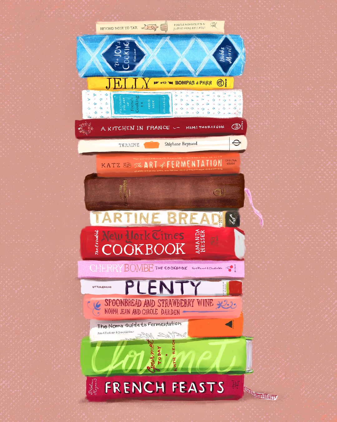 Culinary Stack: Original Digital Poster Artwork - Etsy