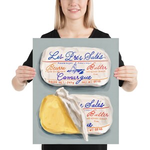 Les Prés Salés Butter With Camargue Sea Salt Poster - Etsy